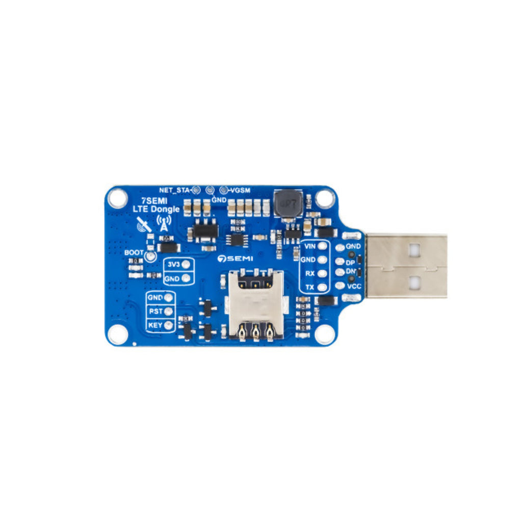 7Semi EC200U 4G LTE Cat 1 Dongle, GNSS Positioning