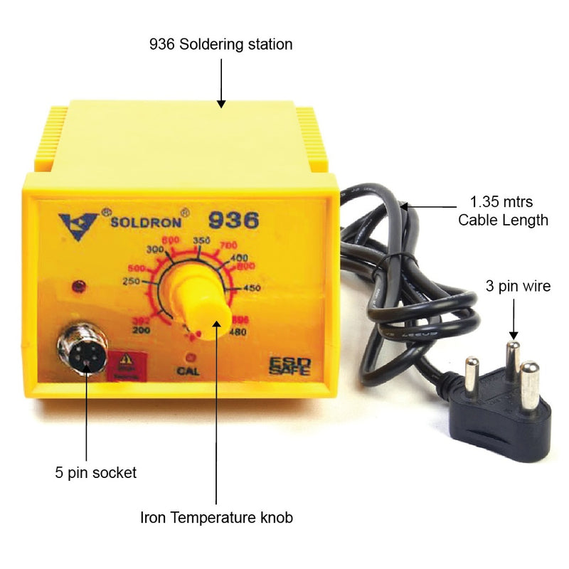 SOLDRON SL936 Temperature Controlled Analog Soldering Station