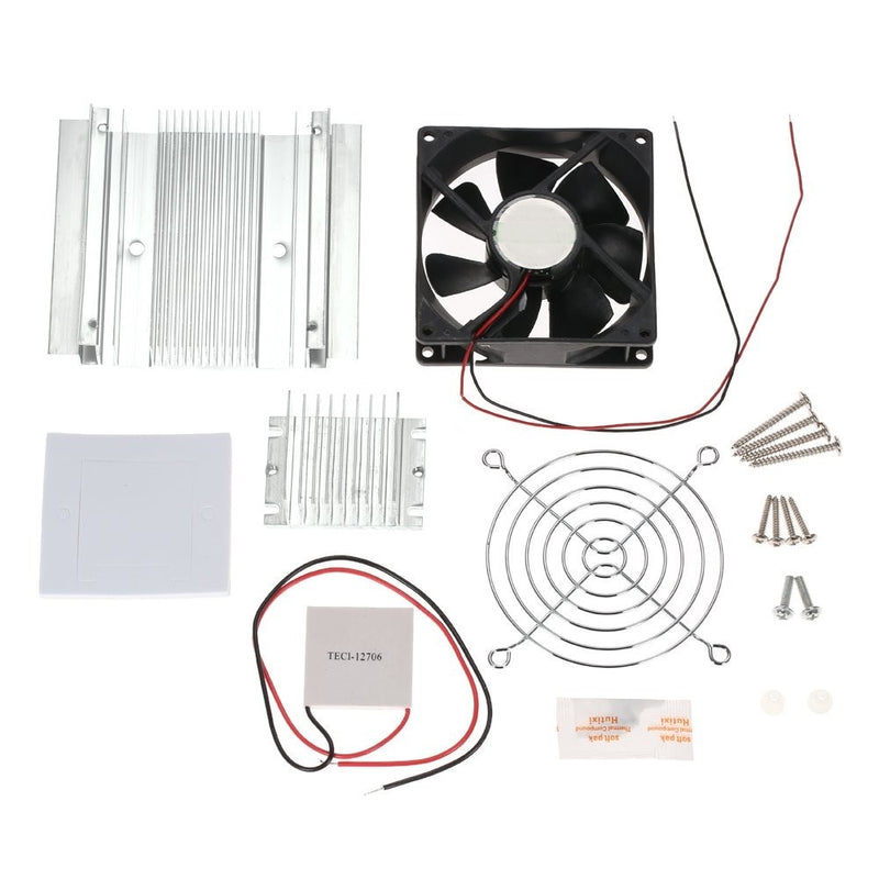 Thermoelectric Peltier Refrigeration Cooling System DIY Kit with TEC1-