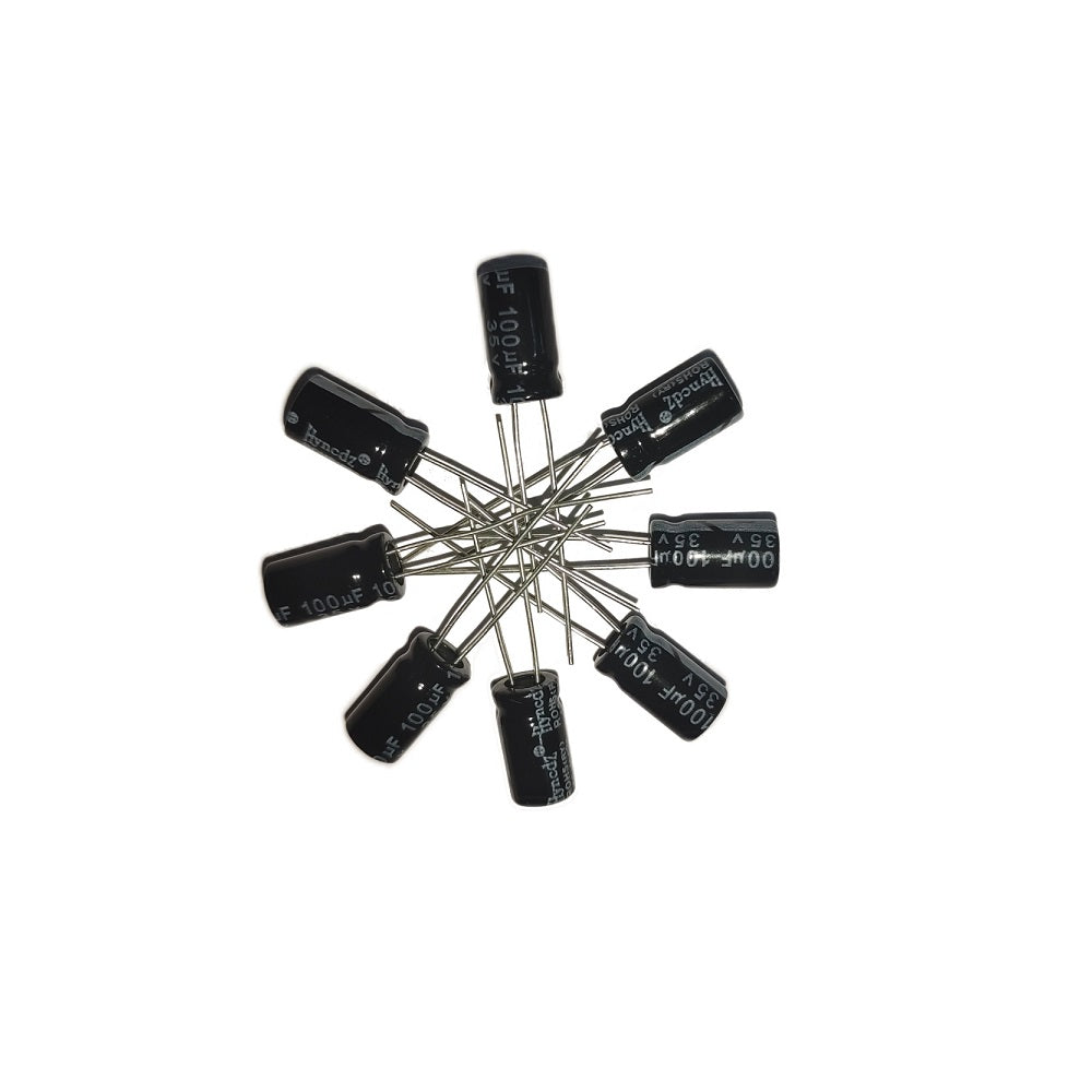 100uF 35V Electrolytic Capacitor - Hyncdz