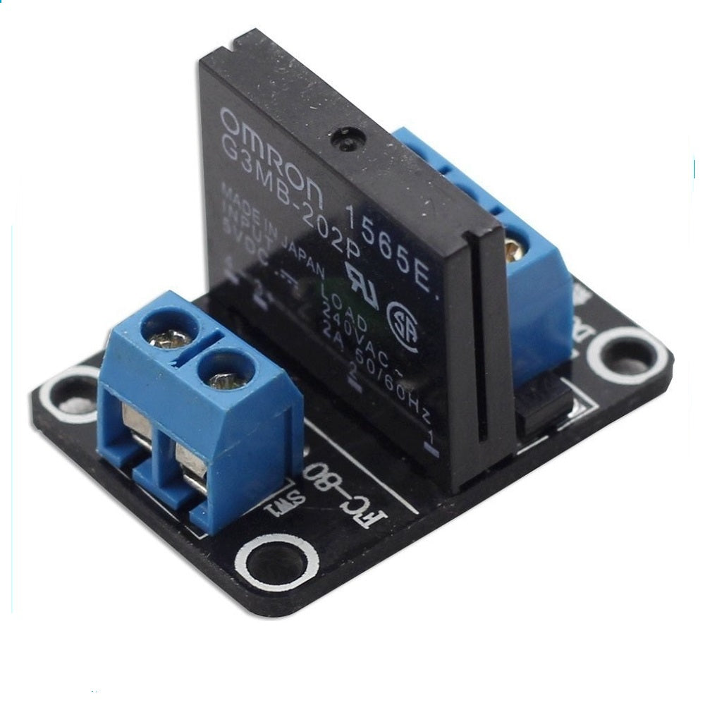 A03B 1 Road 5v Low Level Solid State Relay Module with Fuse SSR 250V 2