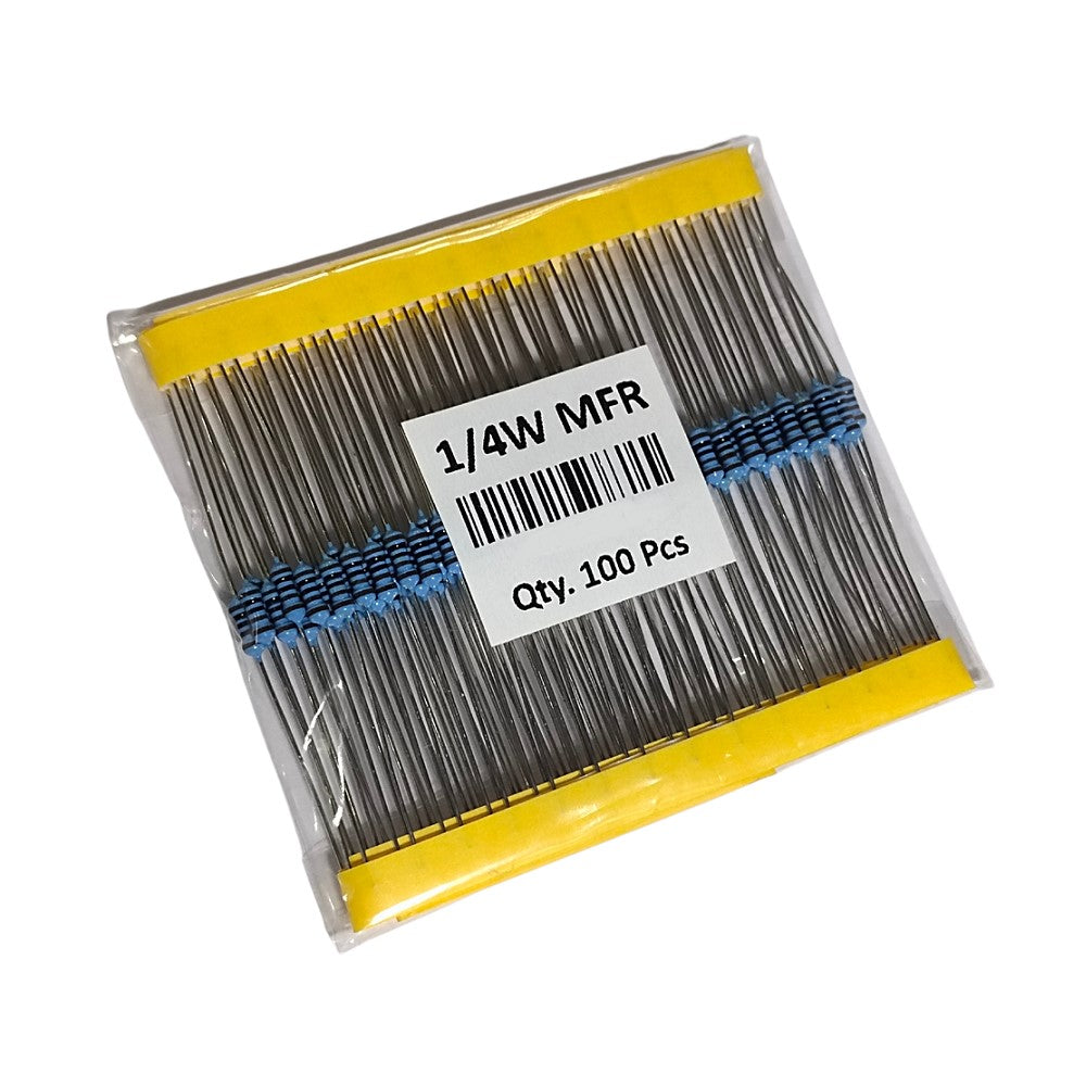 1E1 Ohm 1/4W Metal Film Resistor