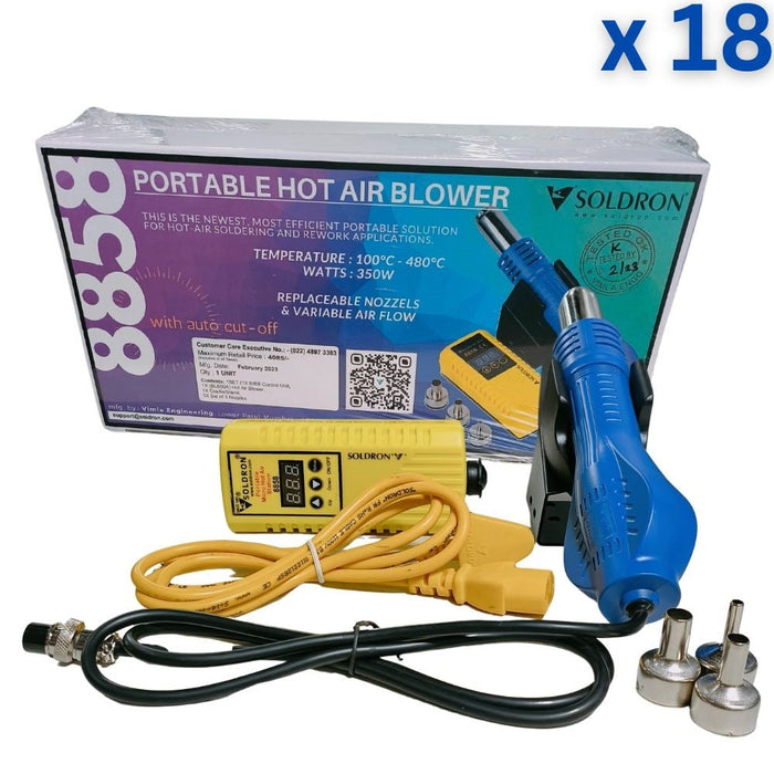 SOLDRON 8858 Portable Hot Air Blower Soldering Station